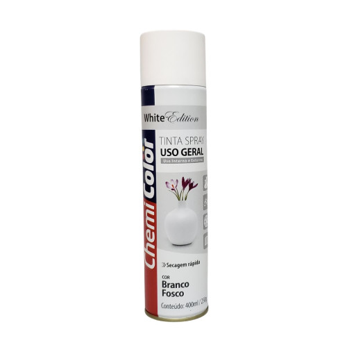 SPRAY CHEMICOLOR USO GERAL BRANCO FOSCO 400 ML